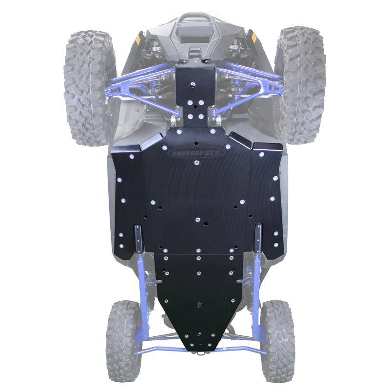 Factory UTV RZR Pro XP Three Eighths UHMW Skid Plate – Alpine Designs ...