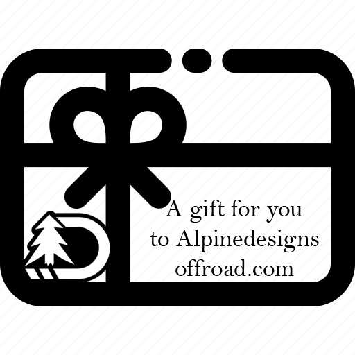 Alpine Designs Off-Road Gift Card – Alpine Designs Offroad